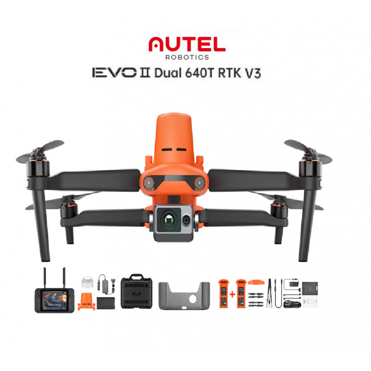 AUTEL EVO II 640T V3 RTK Drone Rugged Bundle - Autel Robotics EVO II ...
